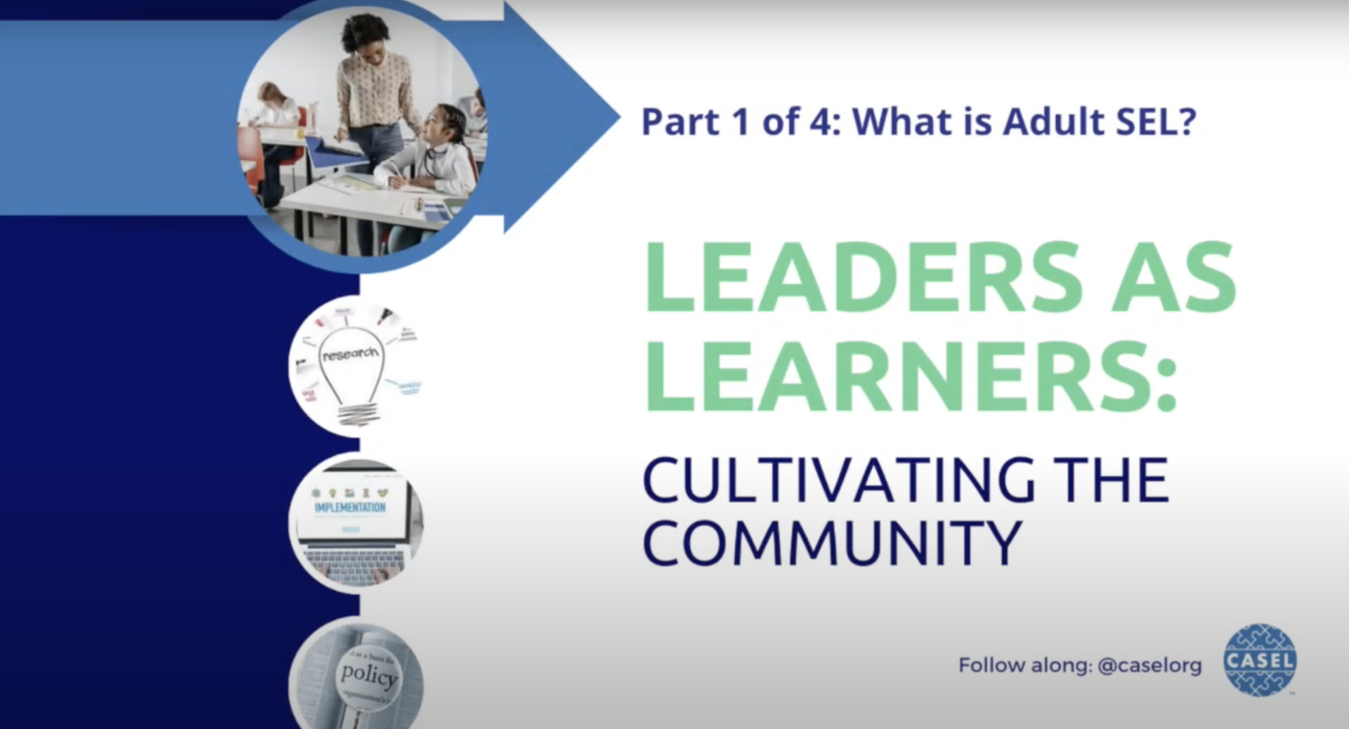 In Support of Students, Start with Adults: Four-Part Webinar Series ...